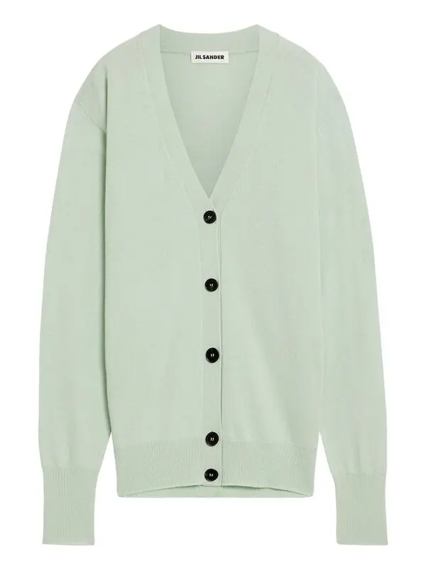JIL SANDER Cashmere Cardigan - Mint
