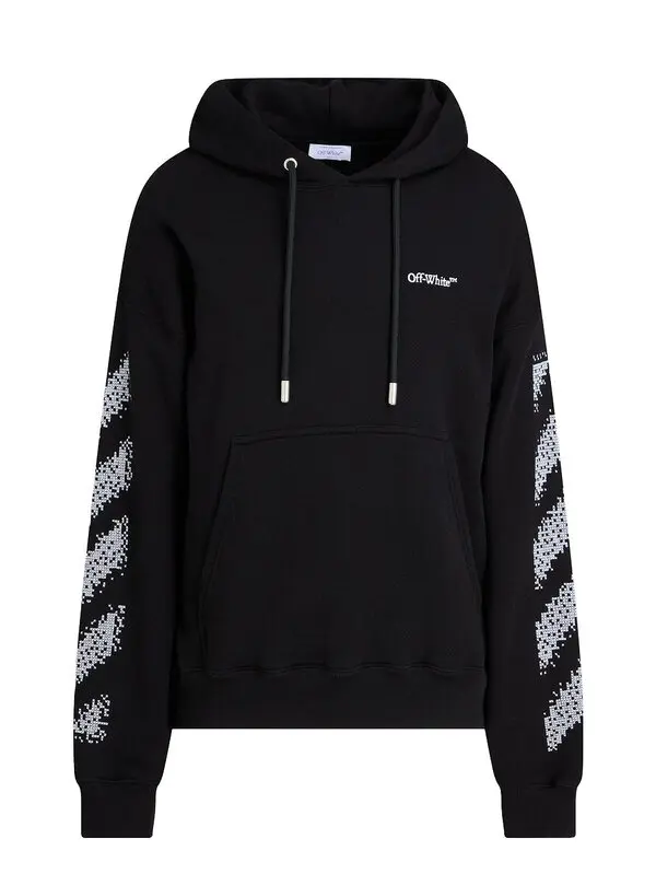 Off-White Cotton-terry Hoodie - Black
