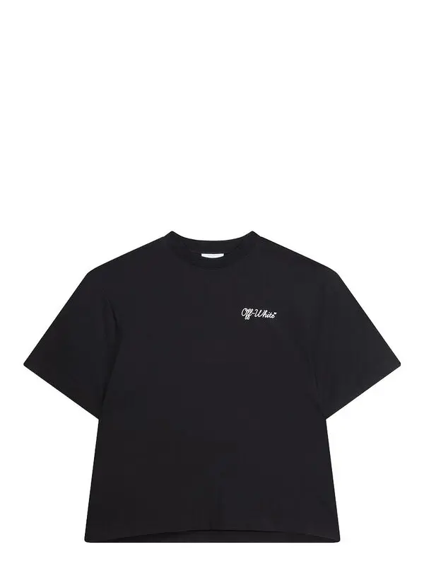 Off-White Printed Cottonjersey Tshirt - Black