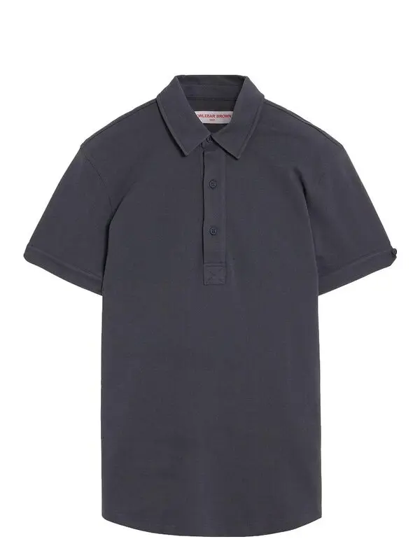 Orlebar Brown Sebastian Cottonpiqué Polo Shirt - Anthracite