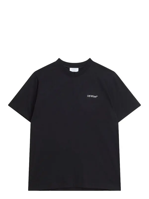 Off-White Printed Cottonjersey Tshirt - Black