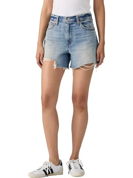 LEVI'S Ribcage High-waist Denim Shorts - Blow My Mind