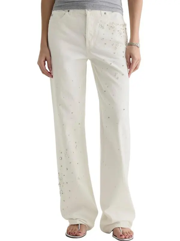 Ag Billie High-waist Straight-leg Jeans - Opal Radiance