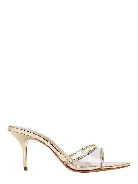 Schutz Elodie Vinyl Sandal - Platinum