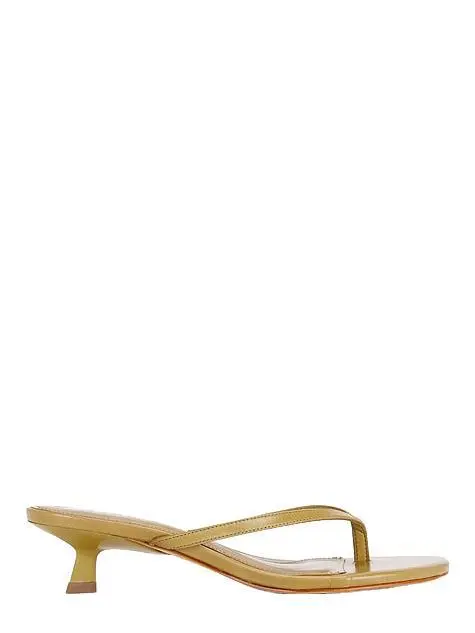Schutz Carolyn Sandal - Ecru Olive