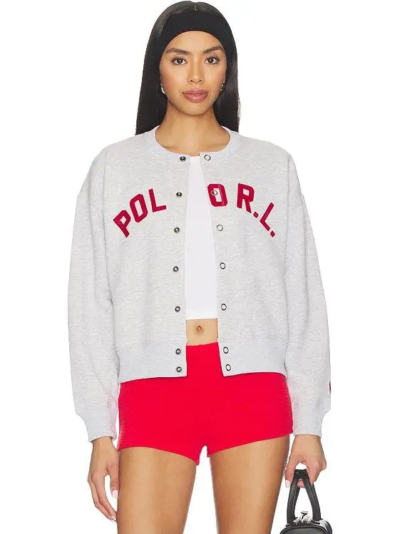 Polo Ralph Lauren Arctic Fleece Crew Jacket - Light Smoke Heather