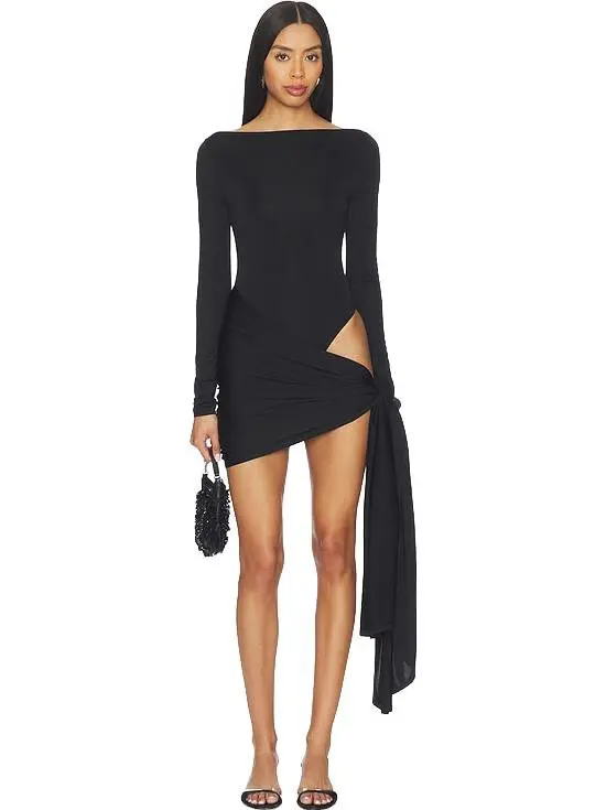 Nbd Imari Mini Dress - Black