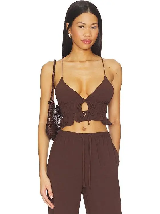 Tularosa Pheby Top - Dark Brown