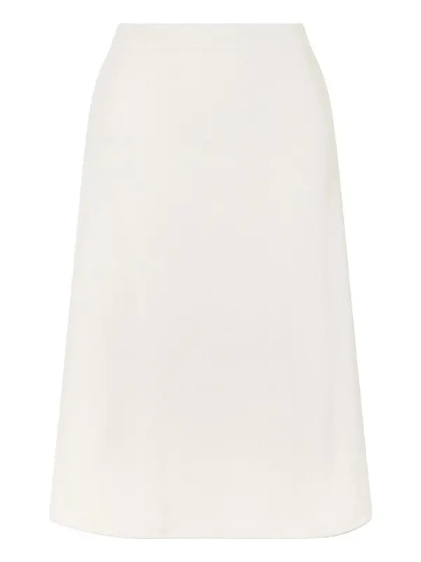 Suzie Kondi Sienna Cotton-blend Terry Midi Skirt - Neutrals