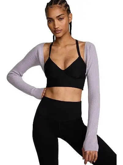 Victoria's Secret Rib Knit Shrug - Grey