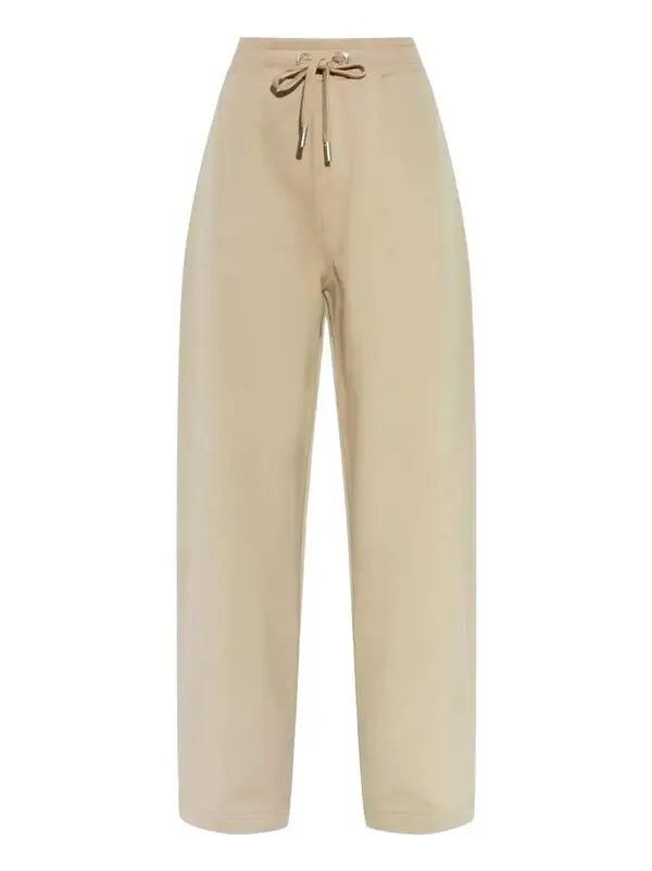 AMI Paris Wide Leg Drawstring Trousers - Neutrals