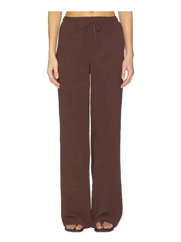 Tularosa Pheby Pant Wide Leg - Brown
