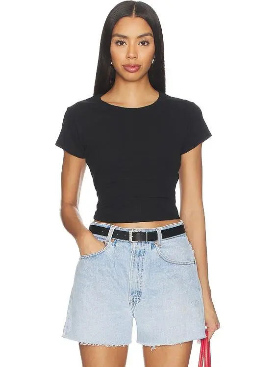 RAT BOI Pointelle Perfect Tee - Black