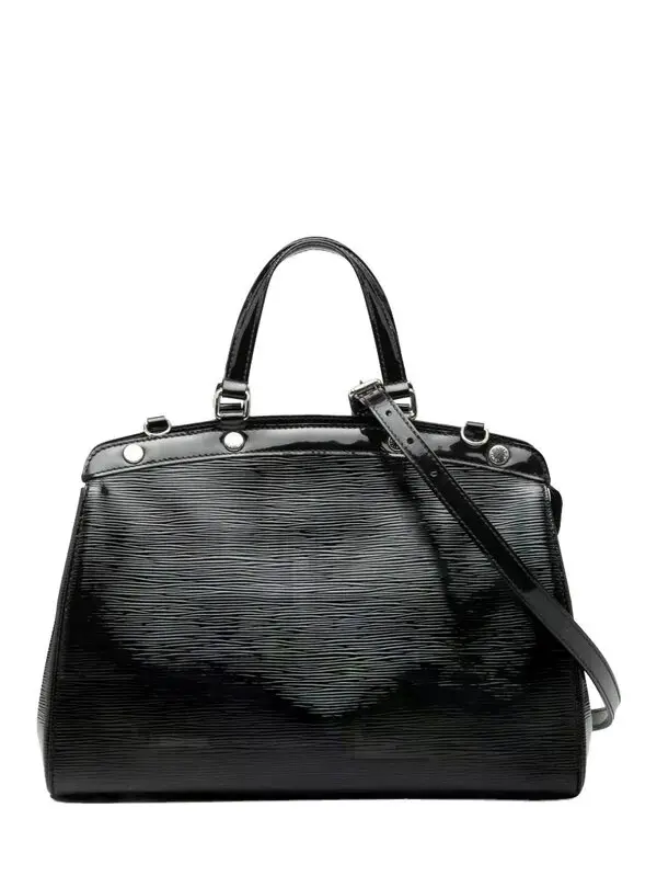 LOUIS VUITTON 2014 Electric Epi Brea Mm Satchel - Black