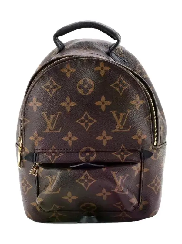 LOUIS VUITTON Palm Springs Monogram Canvas Mini Backpack - Brown