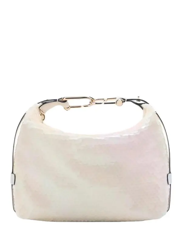 Furla Tonie Sequin Shoulder Bag - Neutrals