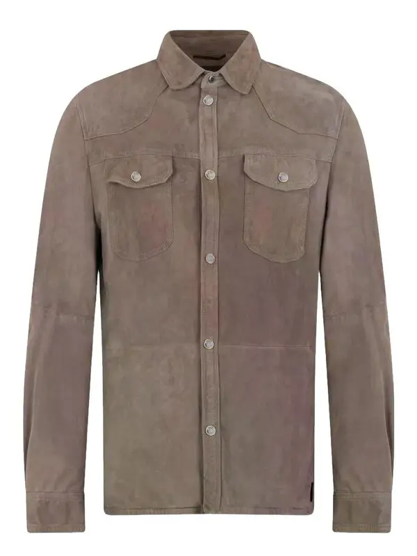 MOORER Pocket Overshirt - Neutrals