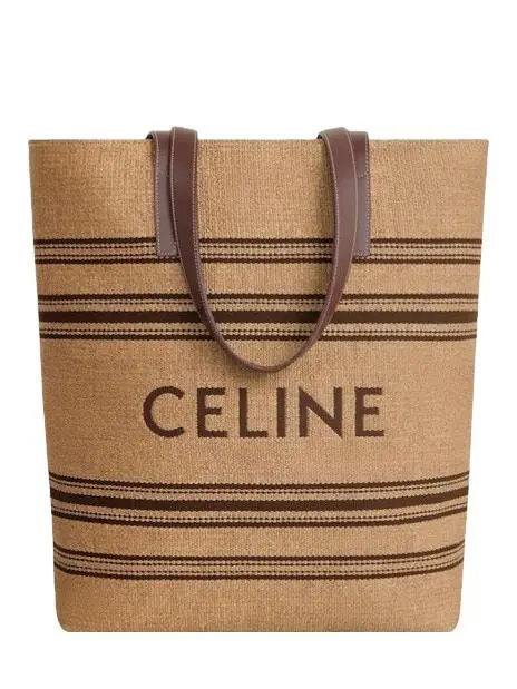 Celine Museum Tote - Natural/chestnut