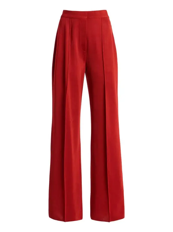 HIGH SPORT Evie Slinky Knit Pants - Red