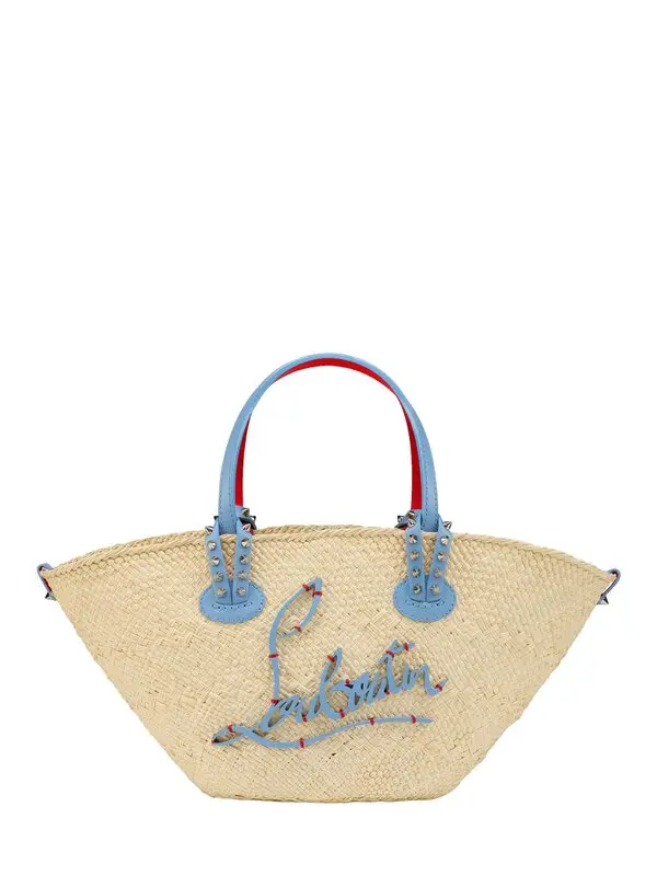 CHRISTIAN LOUBOUTIN Cabata Mini Basket Tote - Neutral