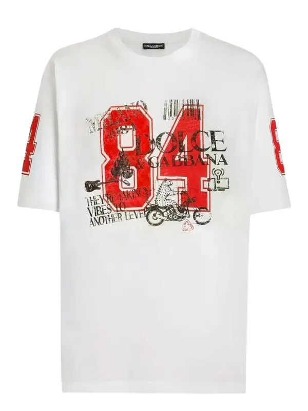 Dolce & Gabbana Cotton Print T-shirt - White