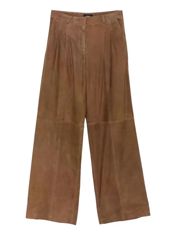 ARMA Straight Leg Trousers - Brown