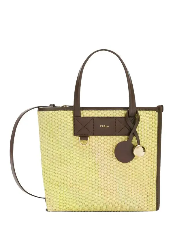Furla Interwoven Tote Bag - Yellow