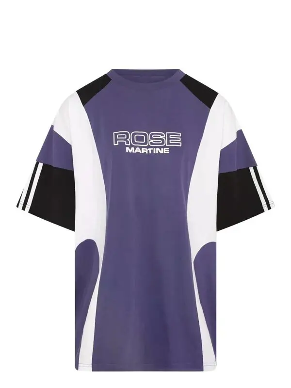 Martine Rose Colourblock T-shirt - Purple