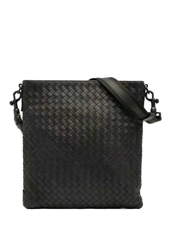Bottega Veneta Nappa Intrecciato Vn Crossbody Bag - Grey