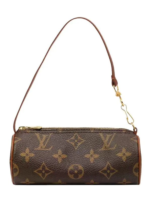 LOUIS VUITTON Monogram Papillon Pochette Handbag 1990-2010 - Brown