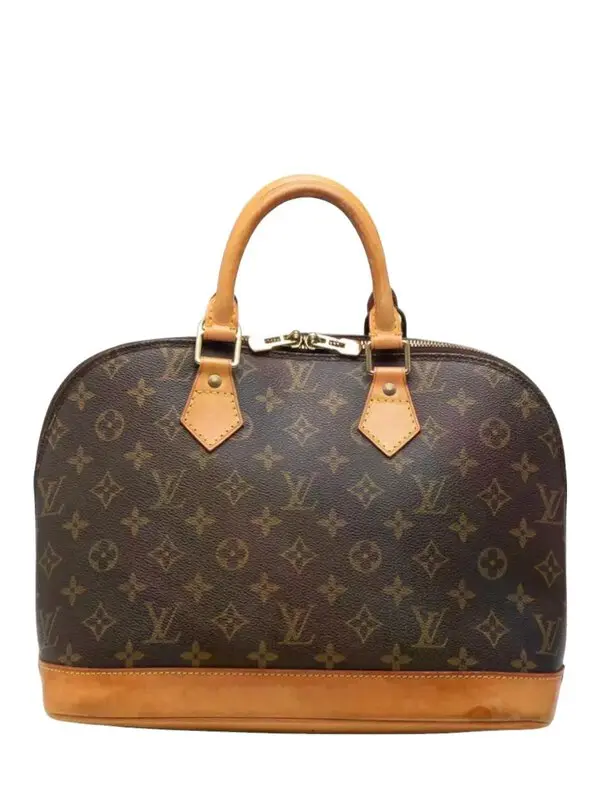 LOUIS VUITTON 2003 Monogram Alma Pm Handbag - Brown