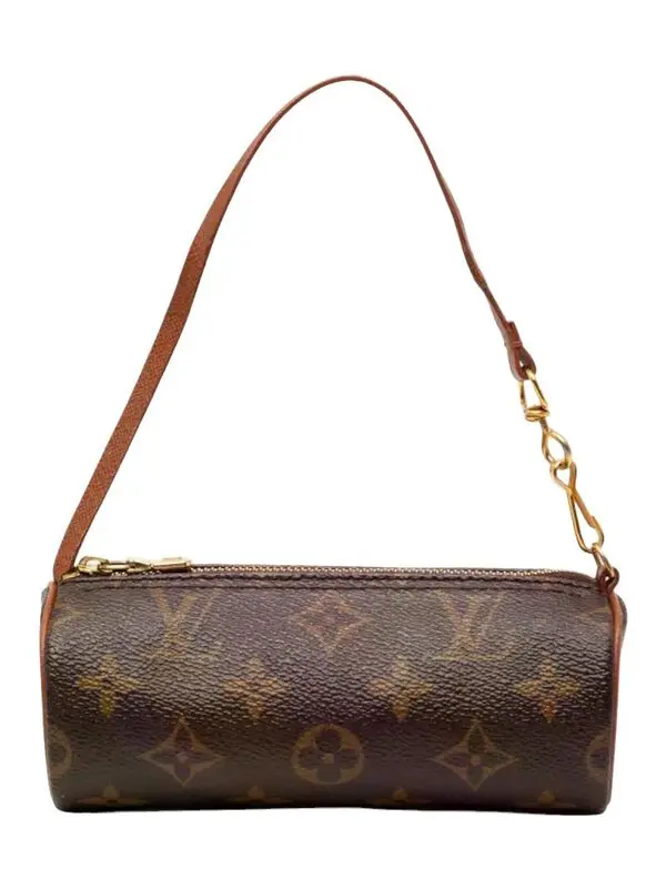 LOUIS VUITTON 1990-2020 Monogram Papillon Pochette - Brown