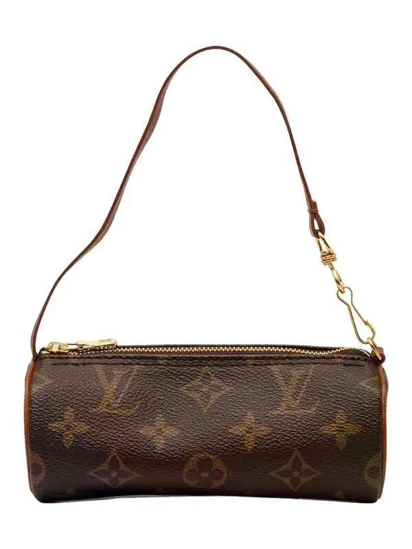 LOUIS VUITTON 1990-2026 Monogram Papillon Pochette - Brown