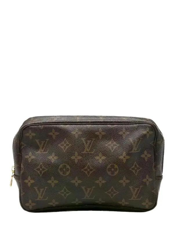 LOUIS VUITTON 1986 Monogram Trousse Toilette 23 - Brown