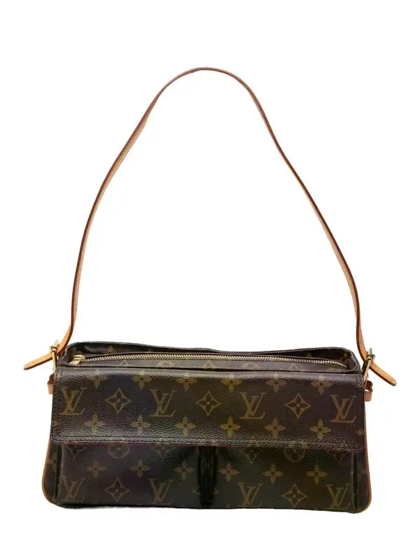 LOUIS VUITTON 2003 Monogram Viva Cite Mm Shoulder Bag - Brown