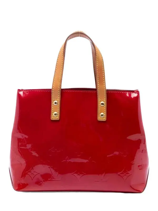 LOUIS VUITTON 2007 Monogram Vernis Reade Pm Handbag - Red