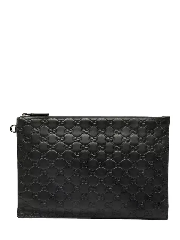 Gucci Ssima Clutch Bag - Black
