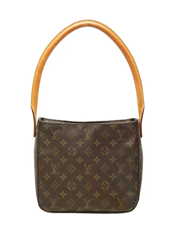 LOUIS VUITTON 2002 Monogram Looping Mm Shoulder Bag - Brown