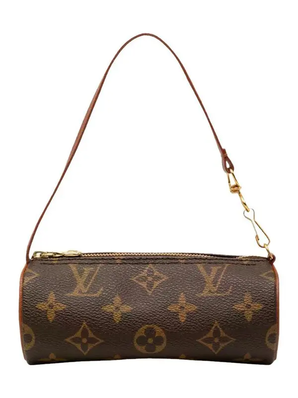 LOUIS VUITTON 1990-2010 Monogram Pochette Papillon - Brown