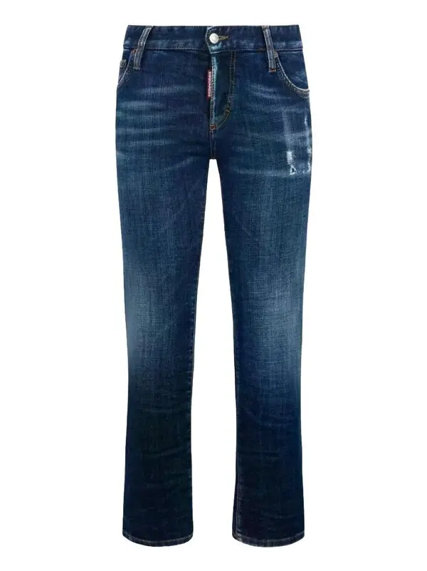 Dsquared2 Distressed Trousers - Blue