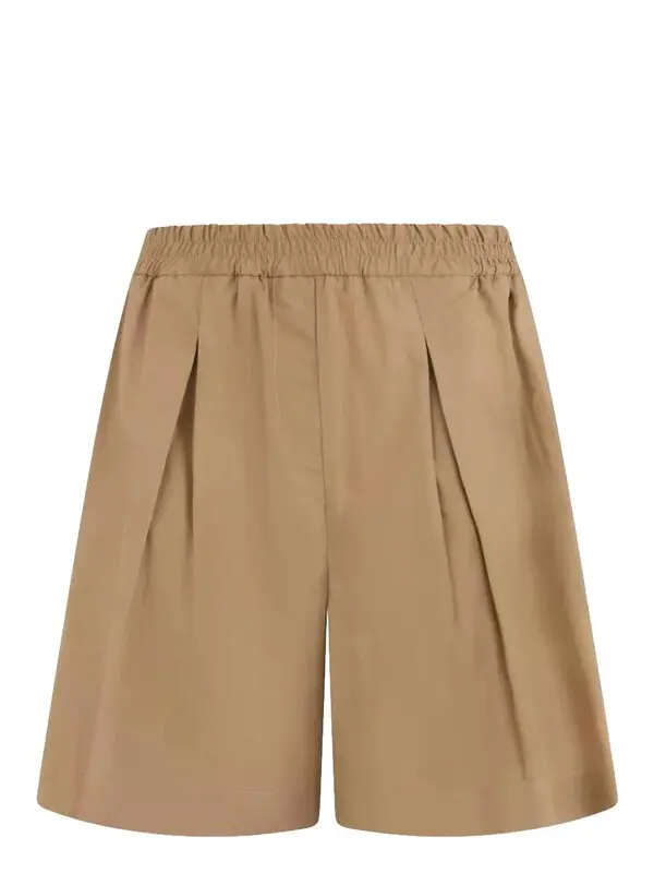 Fabiana Filippi Elasticated-waist Pleated Shorts - Neutrals
