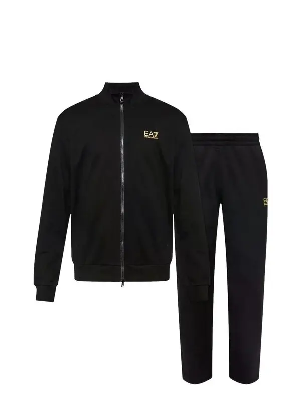 EA7 Logo Trousers - Black