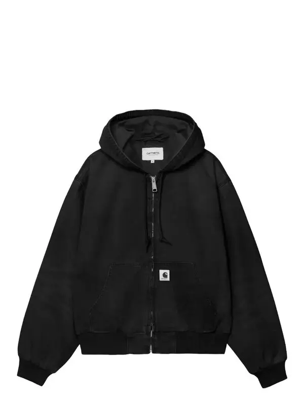 Carhartt Work In Progress Og Active Hooded Zip Jacket - Black