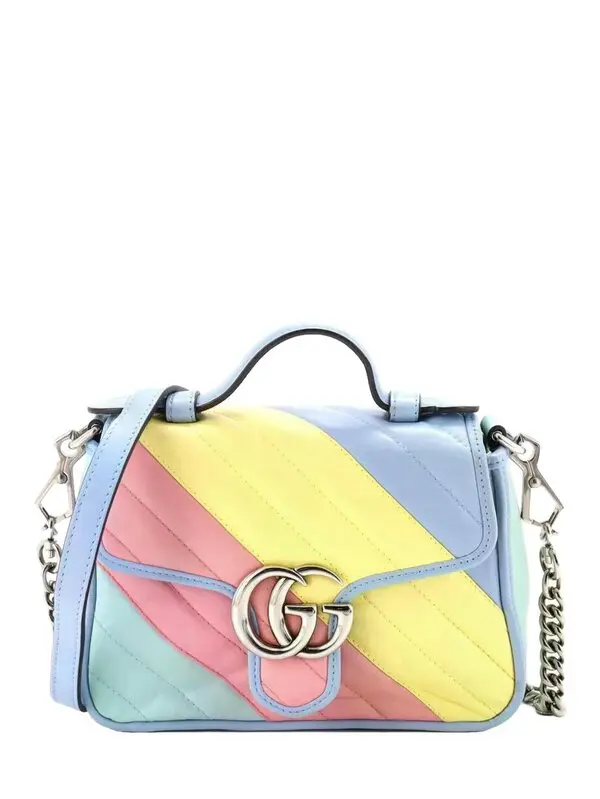 Gucci Gg Marmont Mini Satchel - Multicolour