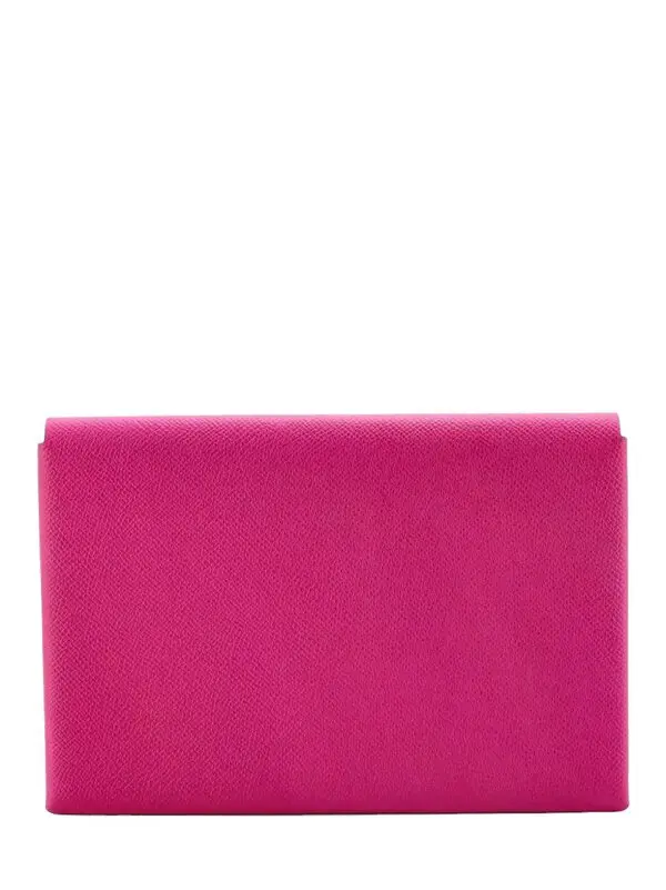 Hermès Calvi Pouch Epsom Mm - Pink