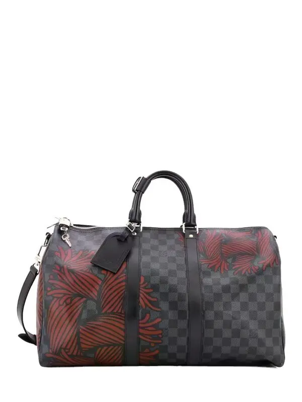 LOUIS VUITTON Keepall Bandouliere 45 Travel Bag - Black