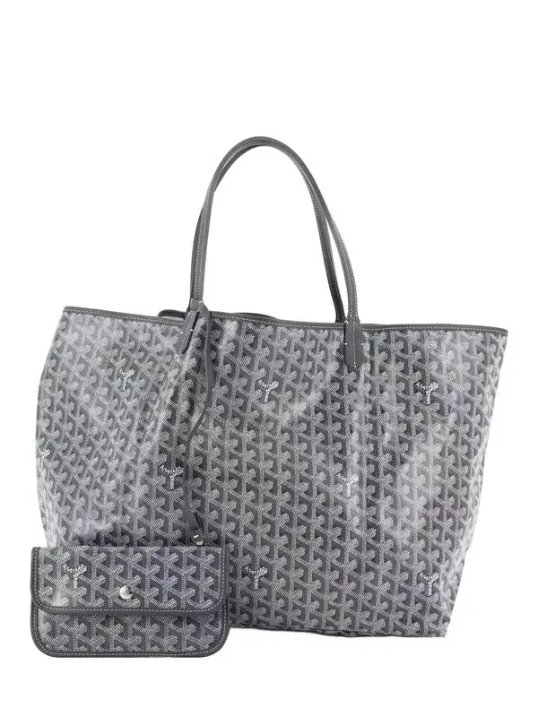 Goyard Saint Louis Coated Canvas Gm Tote Bag - Grey