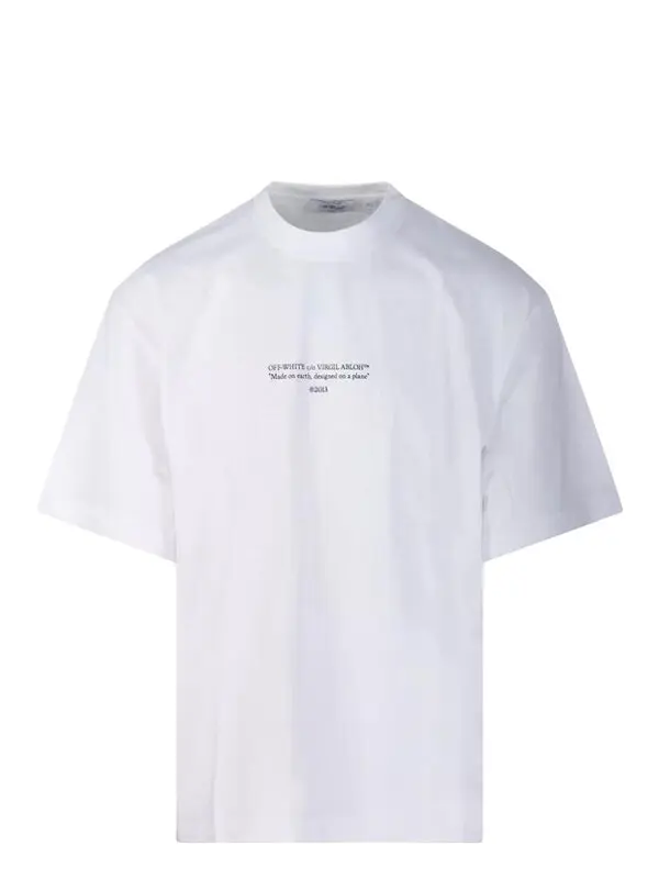 Off-White Text-print T-shirt - White