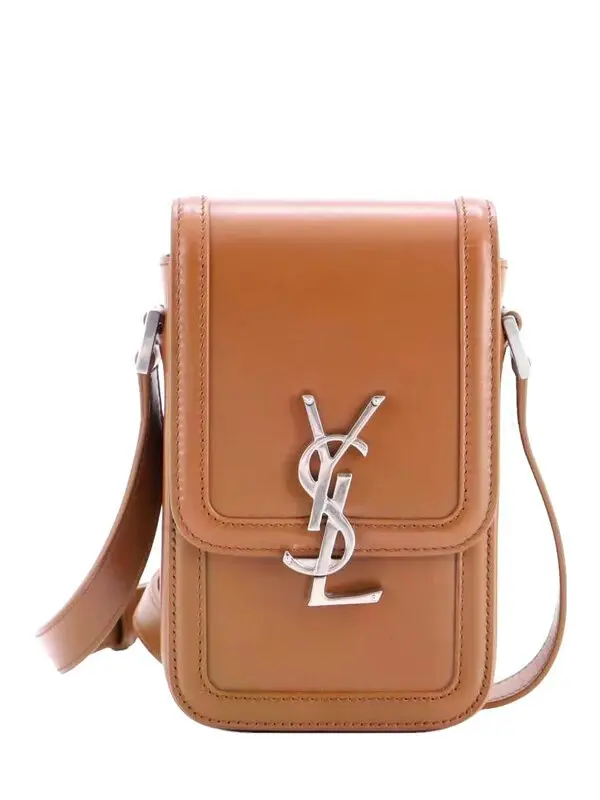 Saint Laurent Solferino Mini Crossbody Bag - Brown