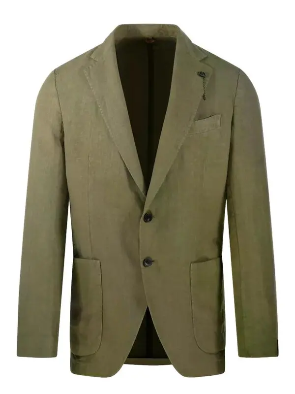 SANTANIELLO Single-breasted Blazer - Green